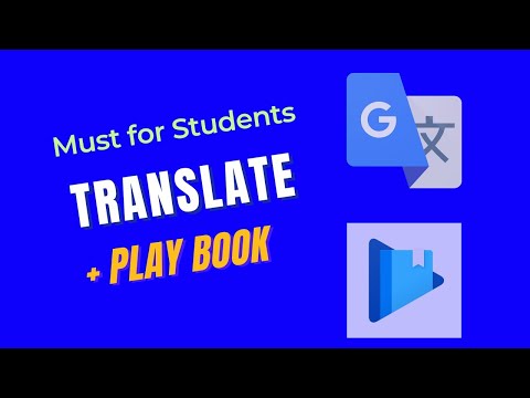 Google Play Book & Google translate