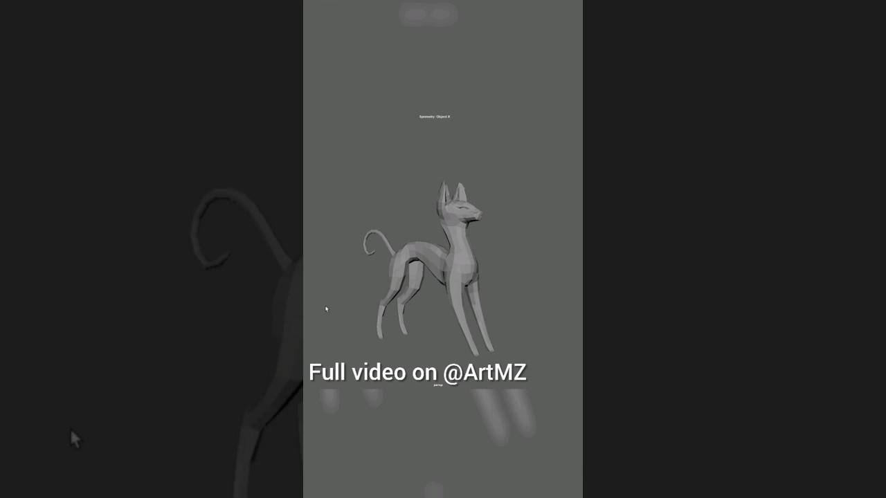 Cat low poly 3D modeling. Autodesk Maya tutorial #mayatutorial #blender #autodeskmaya