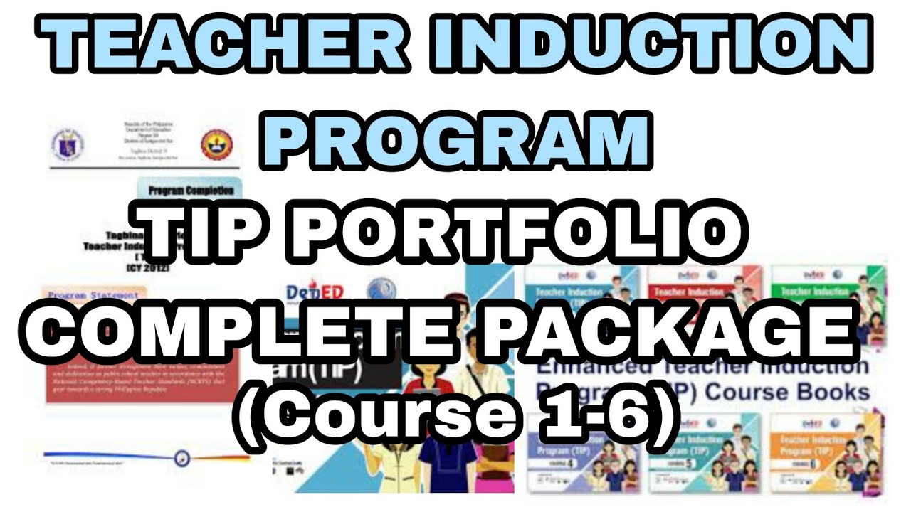 Teachers Induction Program or TIP Portfolio Complete Package.