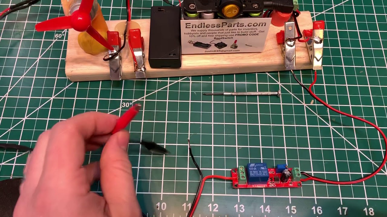 how to wire a 555 timer relay thing