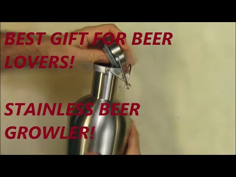 HIGH QUALITY Stainless Steel Beer Growler - 64 oz REVIEW