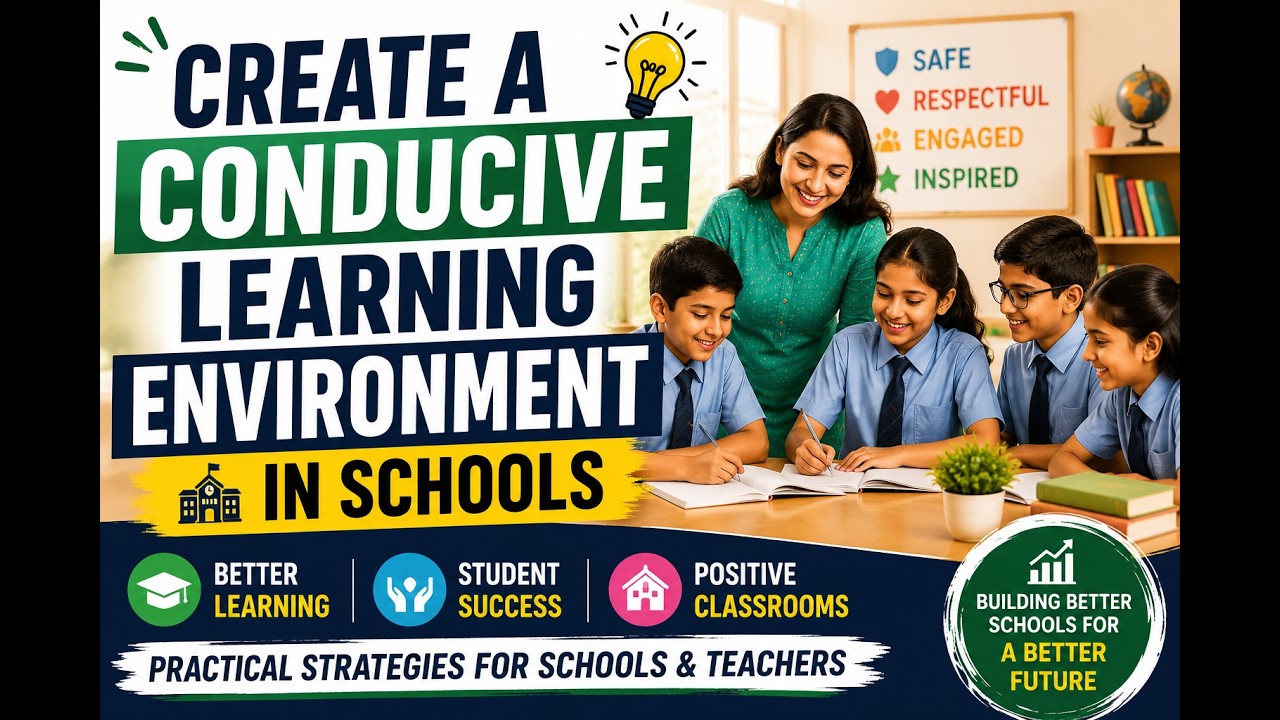 Create a Conducive Learning Environment in Schools | Practical Strategies for Educators