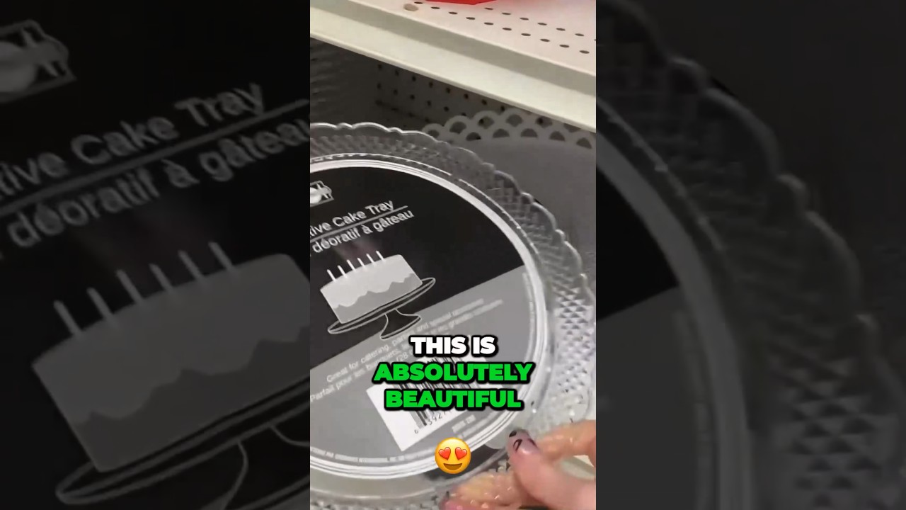 DOLLAR TREE: NEW  Versatile Stunning Cake Tray #dollartree #dollartreefinds #hacks #food #beauty