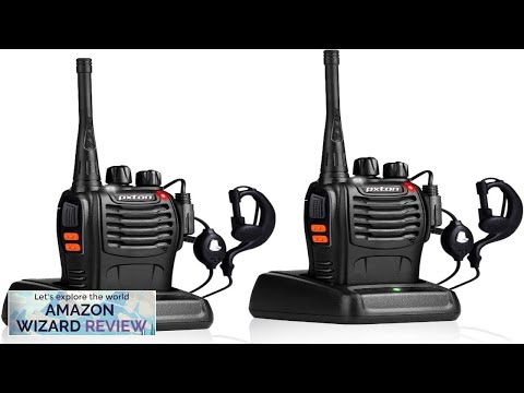 pxton Walkie Talkies Rechargeable Long Range Two-Way Radios with Earpieces2-Way Radios UHF Review
