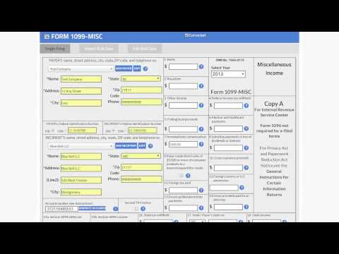 Correcting a form on Tax1099.com