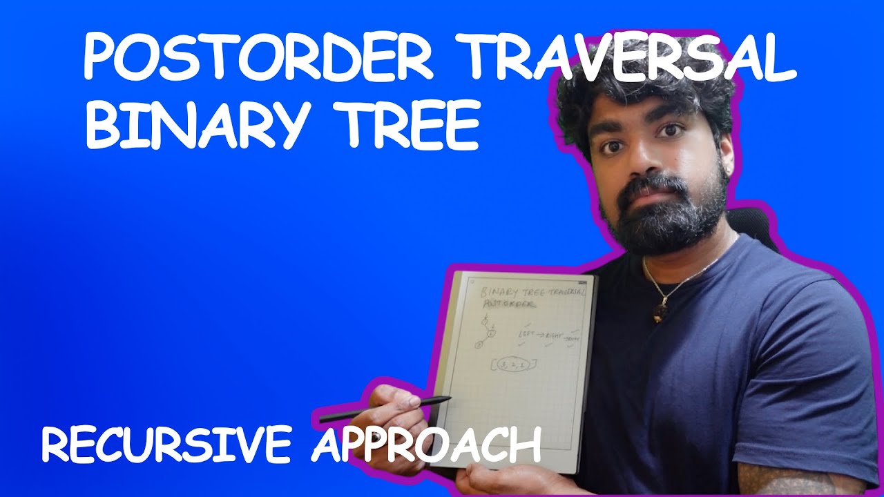Postorder Traversal in Binary Tree | LeetCode 145 | Javascript | Using Recursion