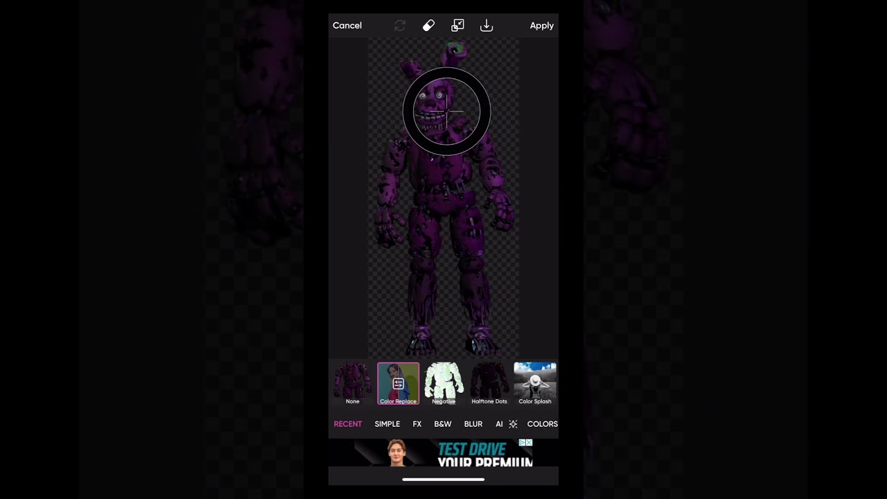Making shadow springtrap