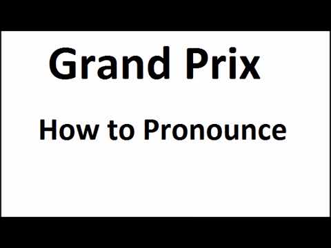 How to pronounce Grand Prix||How to say Grand Prix||Grand Prix Pronunciation||ABDictionary