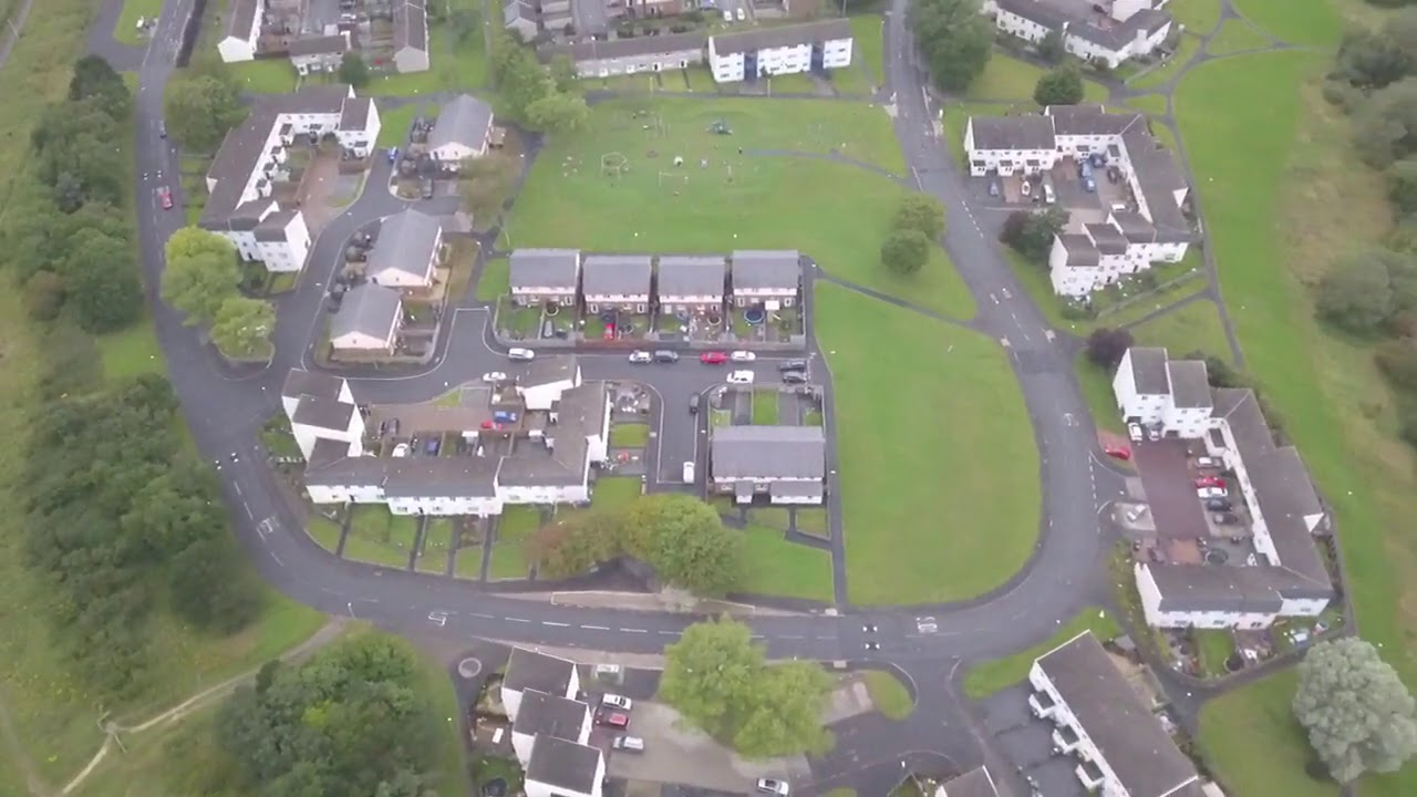 REDHALL, DARLINGTON, VIEW FROM DRONE