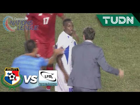 ¡HAY BRONCA! Christiansen pierde el control | Panamá 3-0 Martinica | Nations League 2022 | TUDN