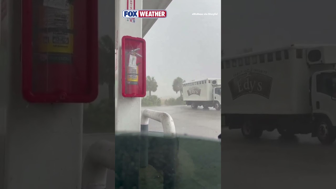 Watch: Funnel Cloud Spotted As Winds Lash Hudson, Florida