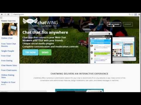 stream live video to website Chatwing Embed group chat IFrame HTML Javascipt