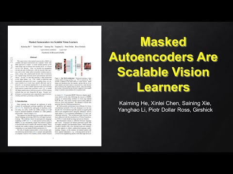 MAE: Masked Autoencoders Are Scalable Vision Learners