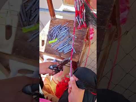 Fishing net rope reinforcement process- Good tools and machinery make work easy