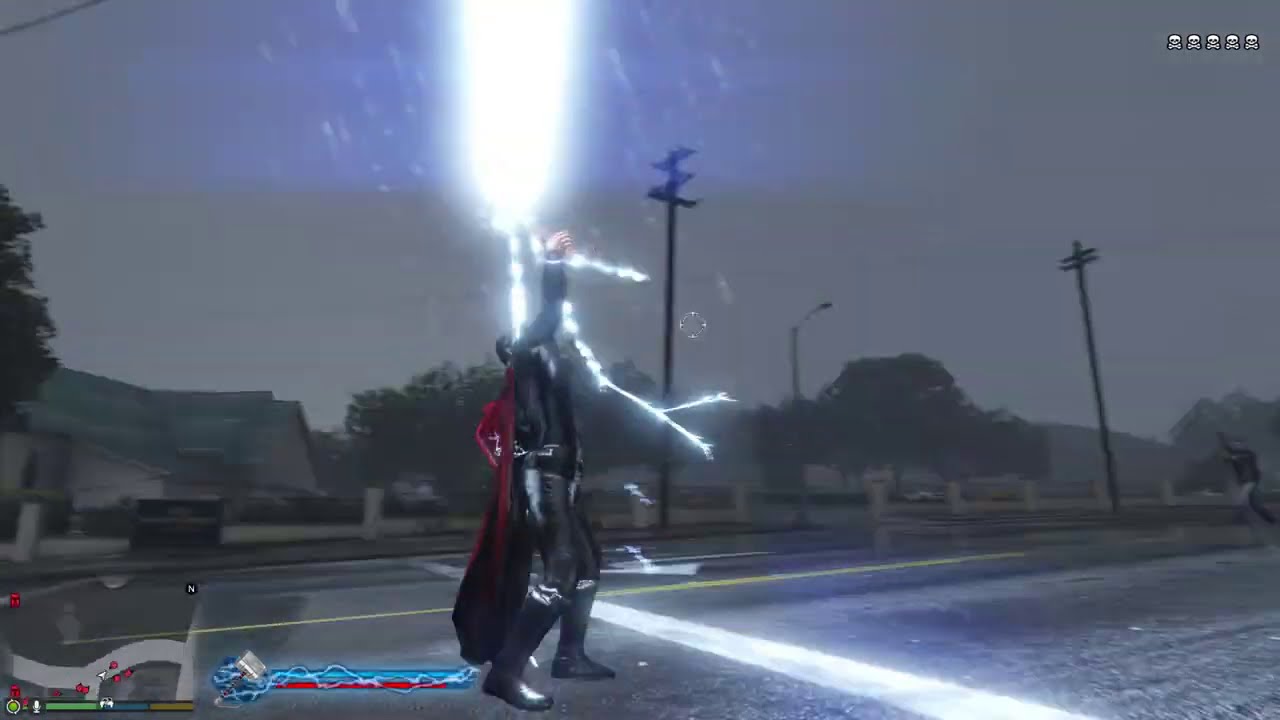 GTA 5 Thor Endgame script mod by JulioNIB - Final version gameplay