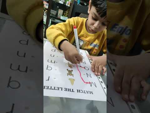 Small and Capital Alphabet matching worksheet free download
