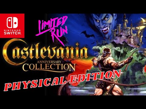 Finally! a CASTLEVANIA ANNIVERSARY COLLECTION Limited Run Games Physical Release on Nintendo Switch