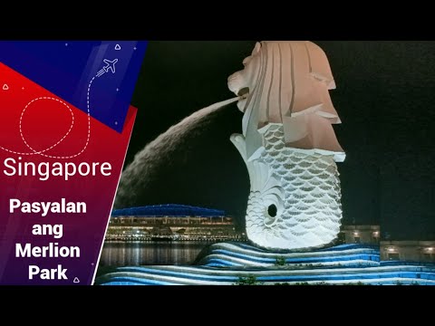 Pasyalan ang Merlion Park ng Singapore #Pasyalan #turismo #Pilipino #tagalog #sikat #pasyalan