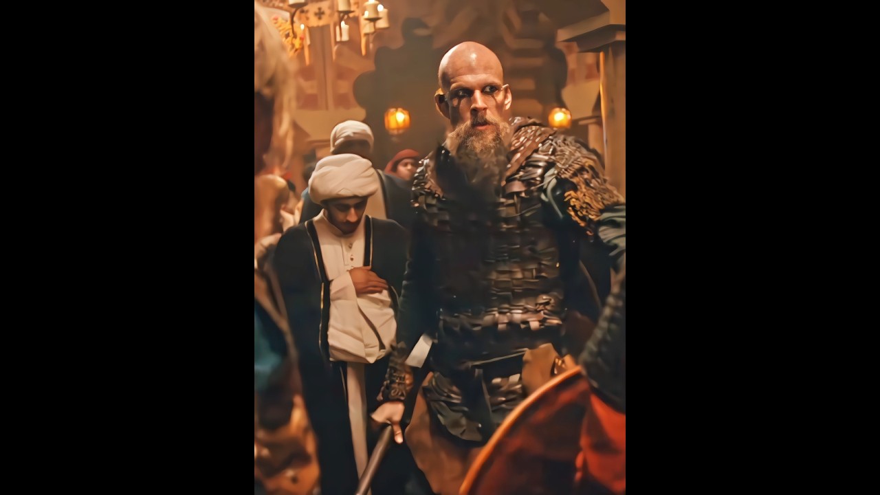 Muslims Praying Nimaaz During Vikings Attack