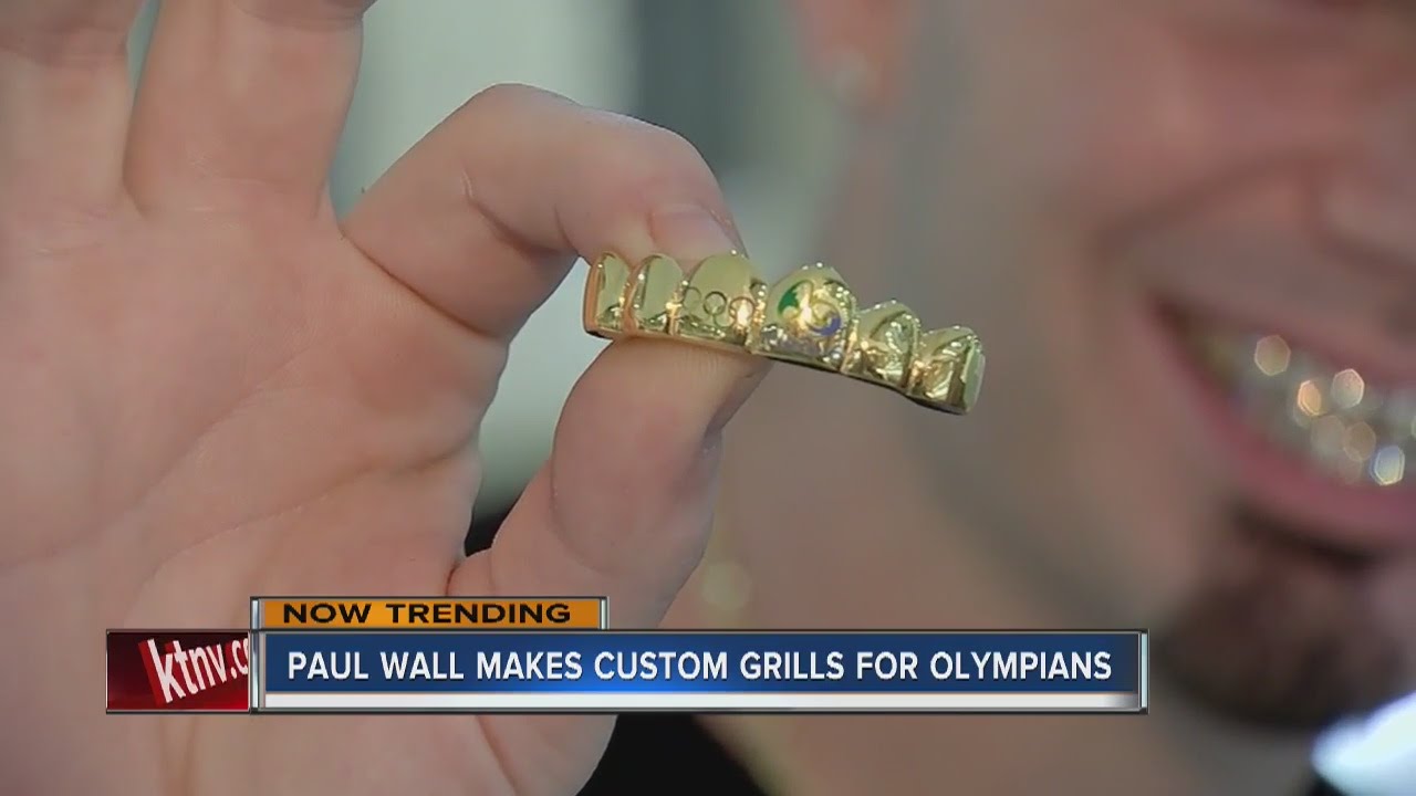 Paul Wall makes custom grills for Olympians