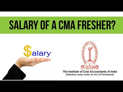 What is the salary of a CMA Fresher | Cost Accountant Salary