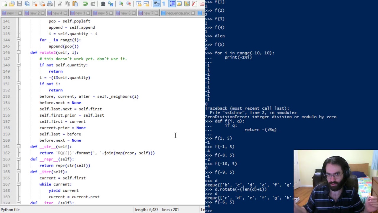Let's Code Python: Deque, Part 3