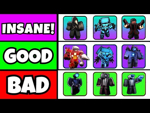 Skibidi Tower Defense Tier list