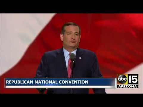 Ted Cruz NOT Endorsing Donald Trump - Crowd Boo's - Republican National Convention