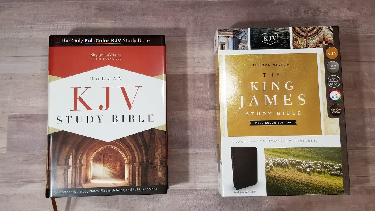 Ask Bible Buying Guide: Holman and Thomas Nelson Full Color KJV Study Bibles Compared