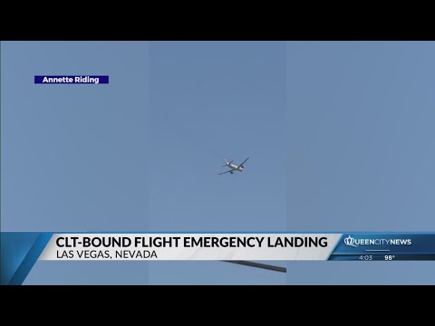 American Airlines flight to Charlotte makes emergency landing in Vegas after engine smoke scare