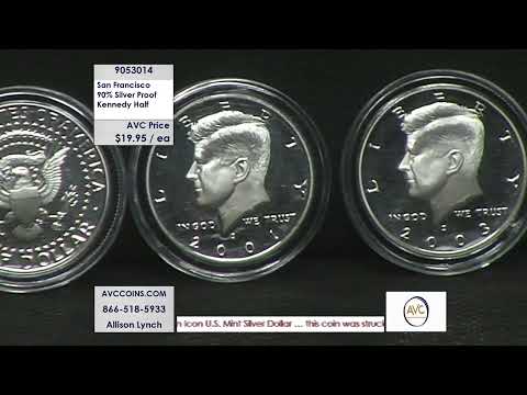 San Francisco 90% Silver Proof Kennedy Half Dollar