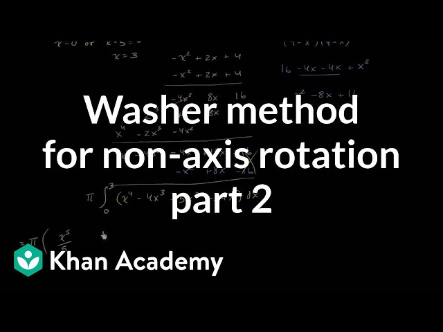 Calculating Volume Using the Washer Method in AP Calculus | Galaxy.ai ...