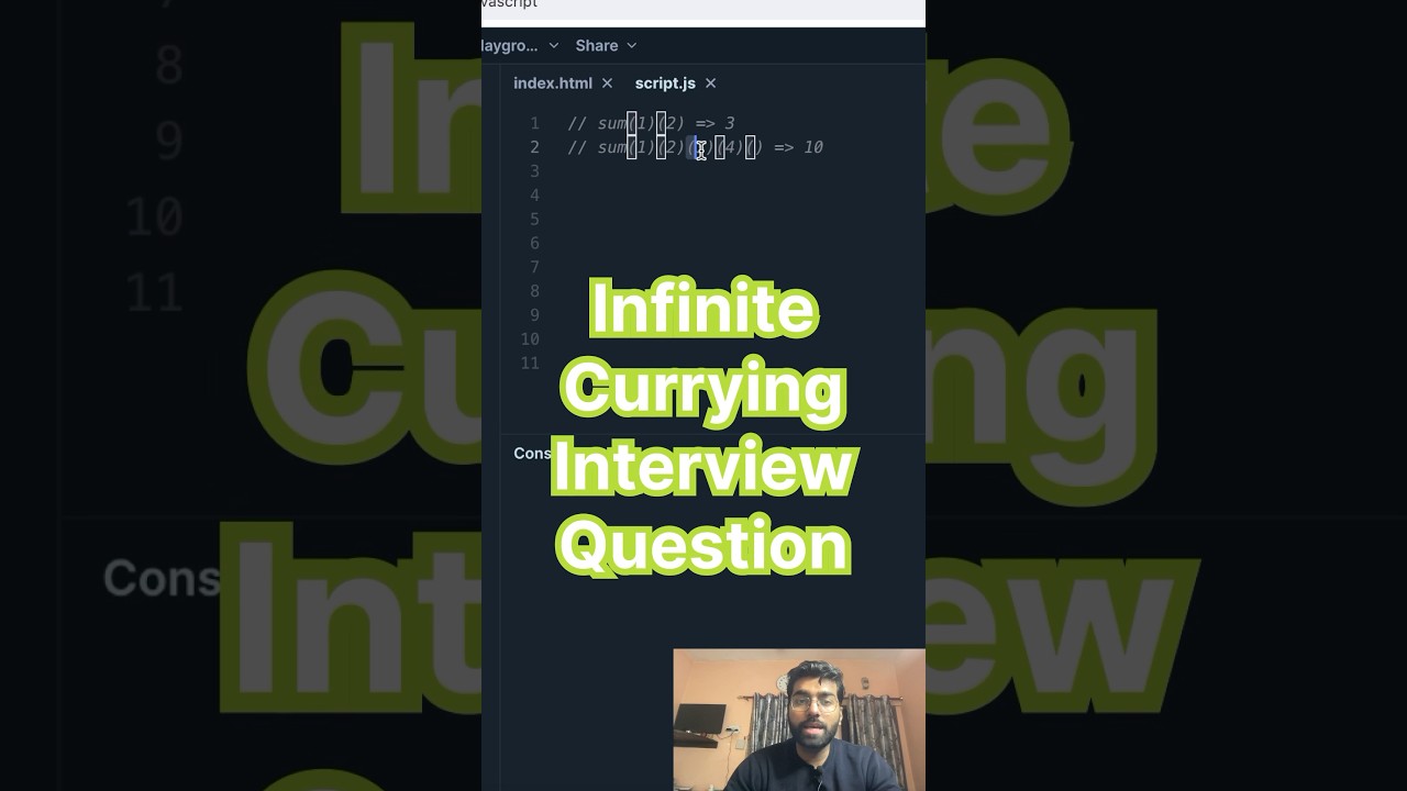 Most asked Javascript interview questions #shorts #javascript #react #coding