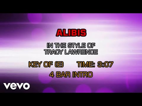 Tracy Lawrence - Alibis (Karaoke)