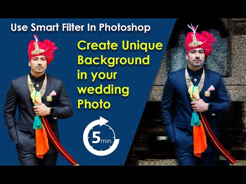Creating Unique Wedding Photo Backgrounds Using Photoshop 🔥