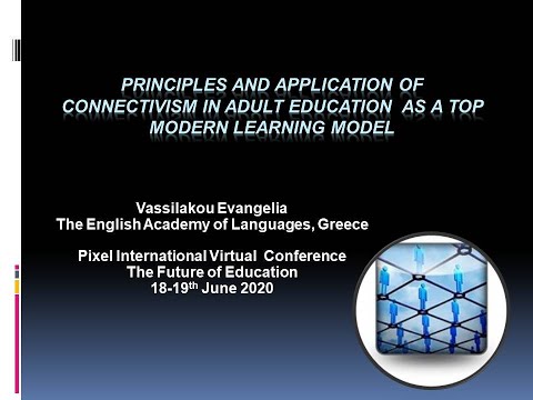 Principles and Application of Connectivism in Adult Education as a Top Modern Learning Model