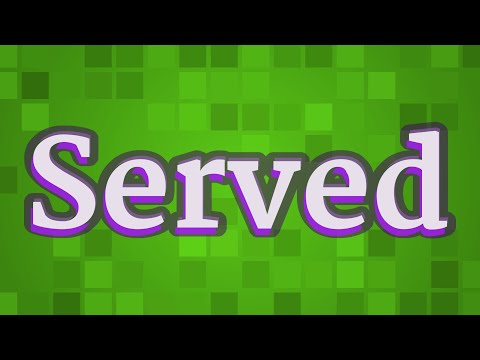 SERVED pronunciation • How to pronounce SERVED