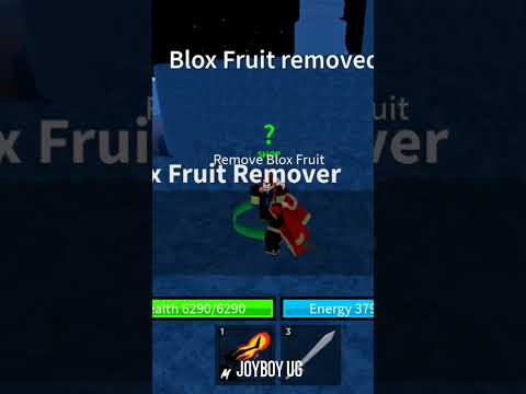 How to remove your fruit in Blox fruit Roblox #bloxfruits #shorts