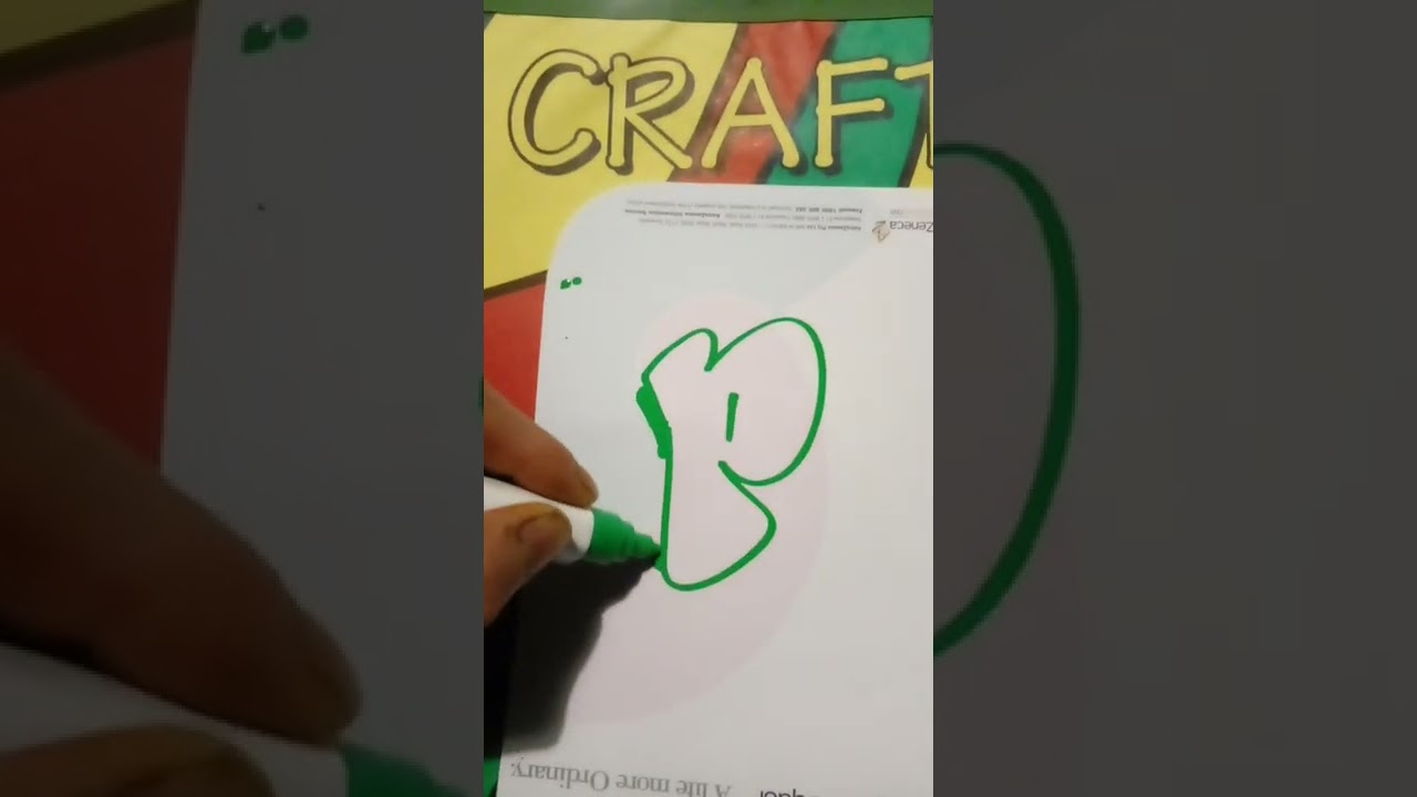 letter p graffiti lettering