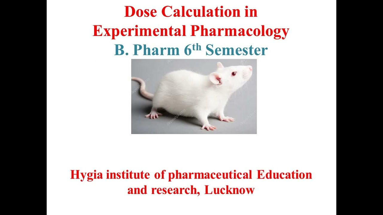 Understanding Dose Calculation in Experimental Pharmacology | Galaxy.ai