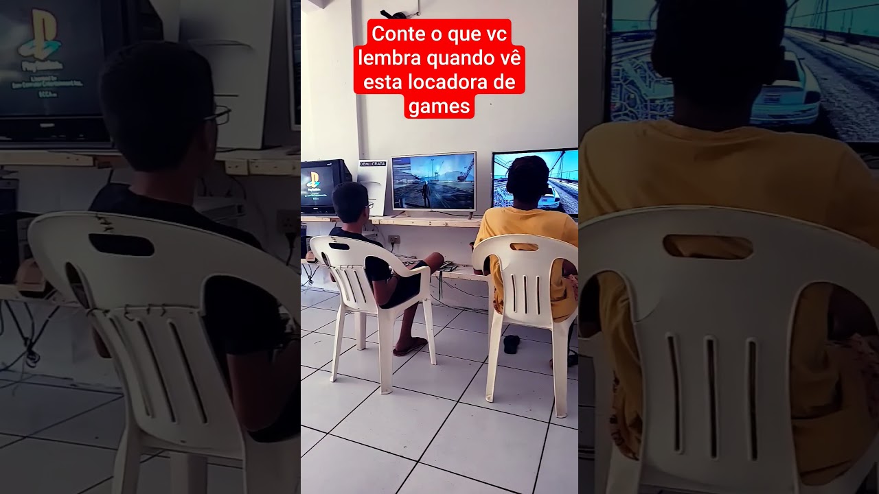 o que vc lembra quando vê essa locadora aberta nos dias de hj? #locadora #gamehouse #nostalgia #ps2