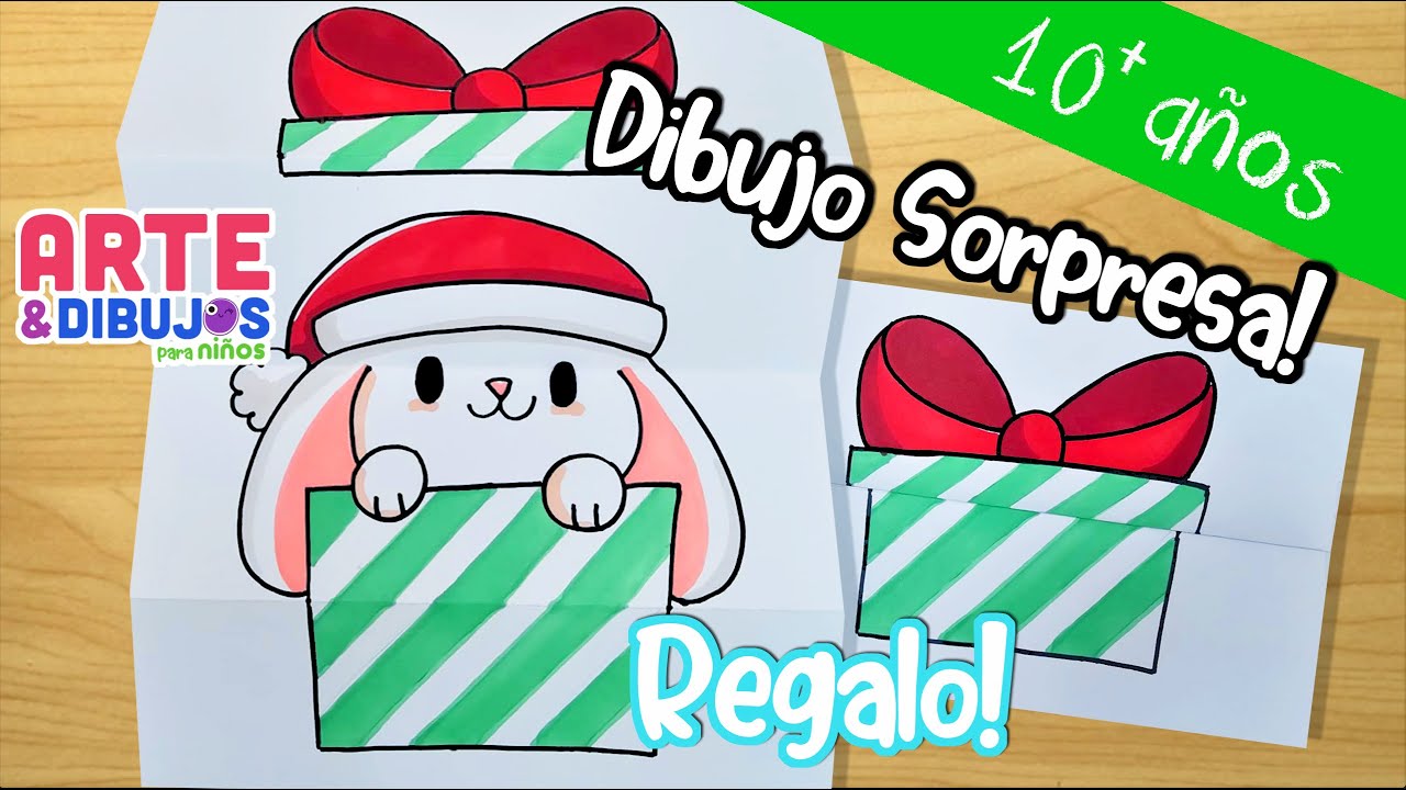 Como dibujar UN CONEJO | REGALO SORPRESA | Arte y Dibujos para Niños