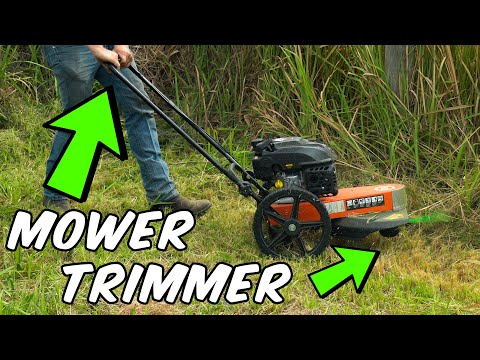 This Lawn Mower Is Also A String Trimmer | DR Power Pilot XT Trimmer Mower Review