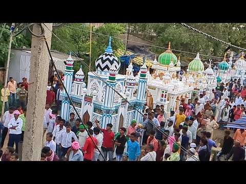 अकीदत के साथ निकला मुहर्रम ताज़िया जुलूस #Muharram procession with tajiya. New Marsiya Muharram 2023