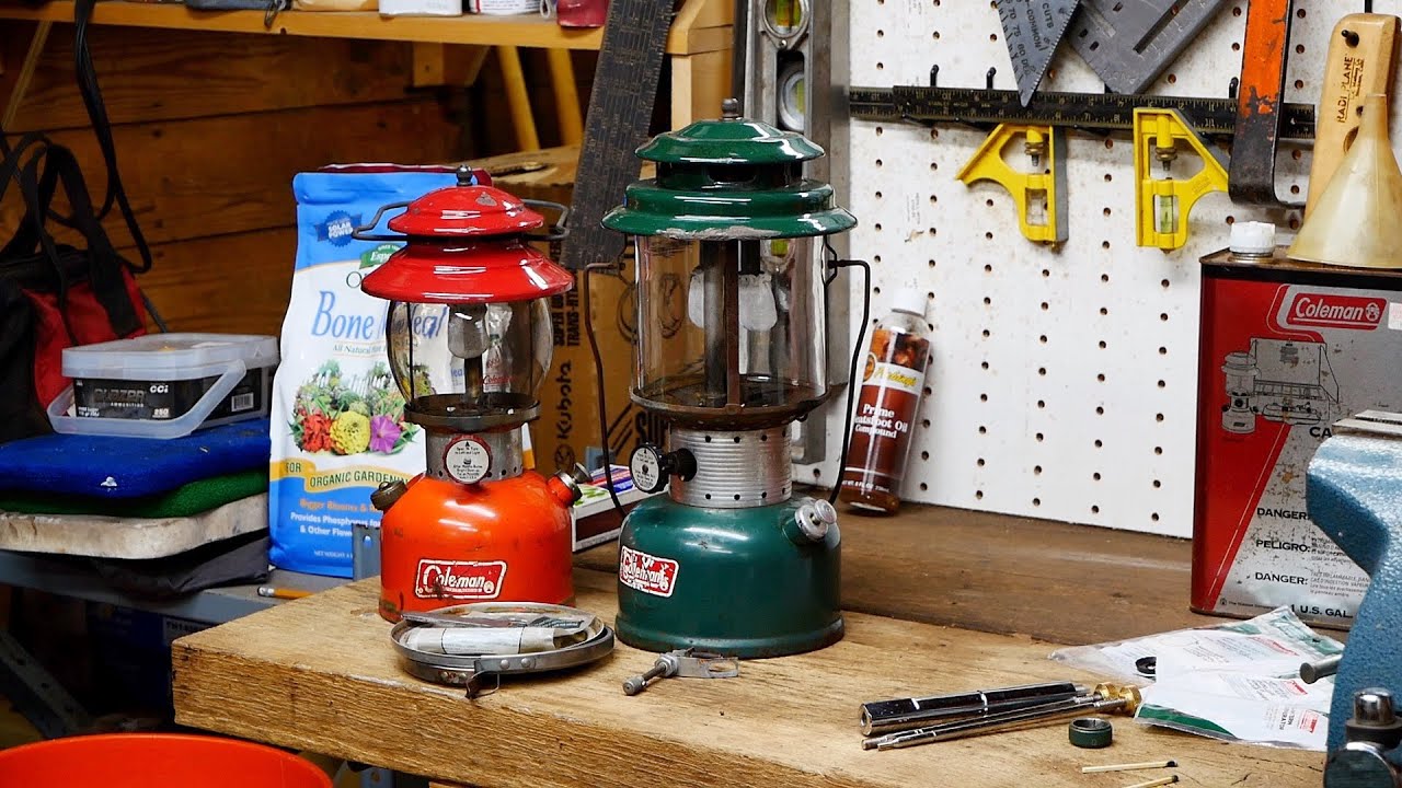 Coleman Lanterns Roadside Find. Model 200A and 220F. Making Old Lanterns Work Like New.