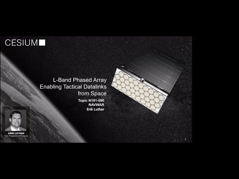 CesiumAstro's Tech Talk for SBIR Topic N181-090