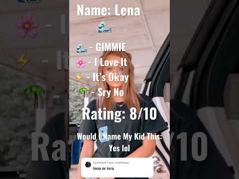 Lena ~ Such a pretty name π€ #aesthetic #recommended #names #lena #shorts #shortsfeed