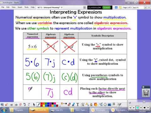 SLT 3 - Interpreting the Meaning of Expressions Video