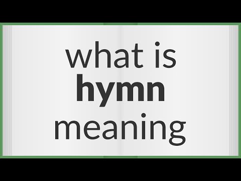 Hymn | meaning of Hymn