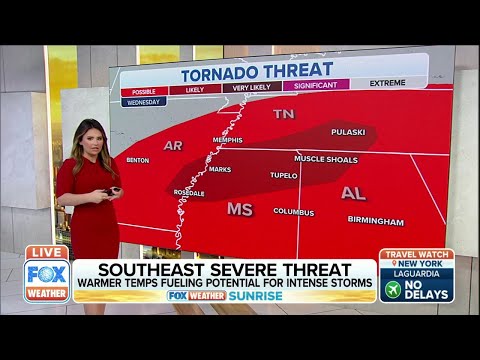 Warmer Temperatures Fuel Potential For Intense Storms In Southeast